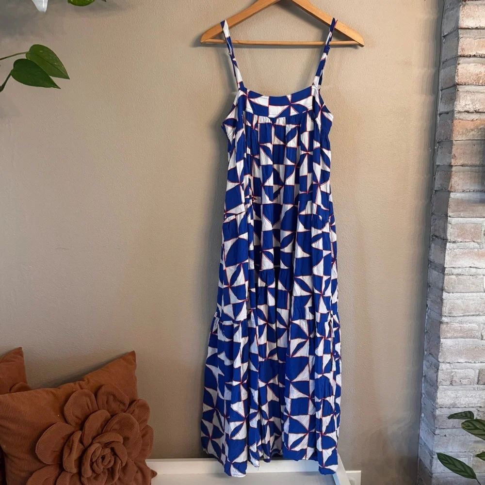 Abel The Label | Dresses | Abel The Label Geometric Print Maxi Dress ...